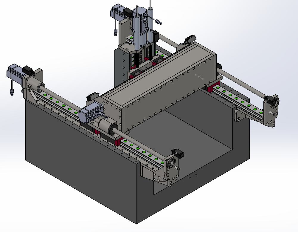 CNC granieten Portaalfrees - www.cnczone.nl
